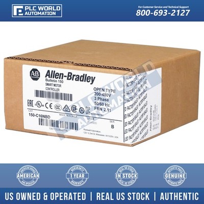 Allen Bradley 150-C16NBD /B Smart Motor Controller, 16A, New Sealed ...