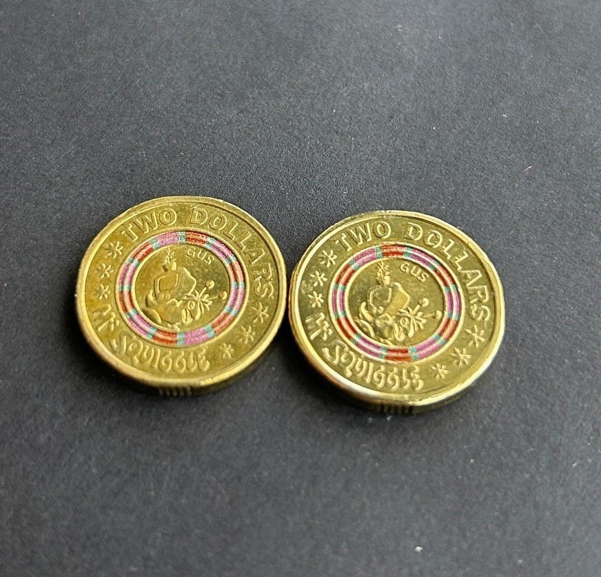 2019 $2 Gus the Snail Mr Squiggle 60th Anniversary Coloured Coin | eBay ...