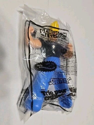 JOHNNY BRAVO HAND FLEXER toy figure Cartoon Network CN Subway (2004 ...