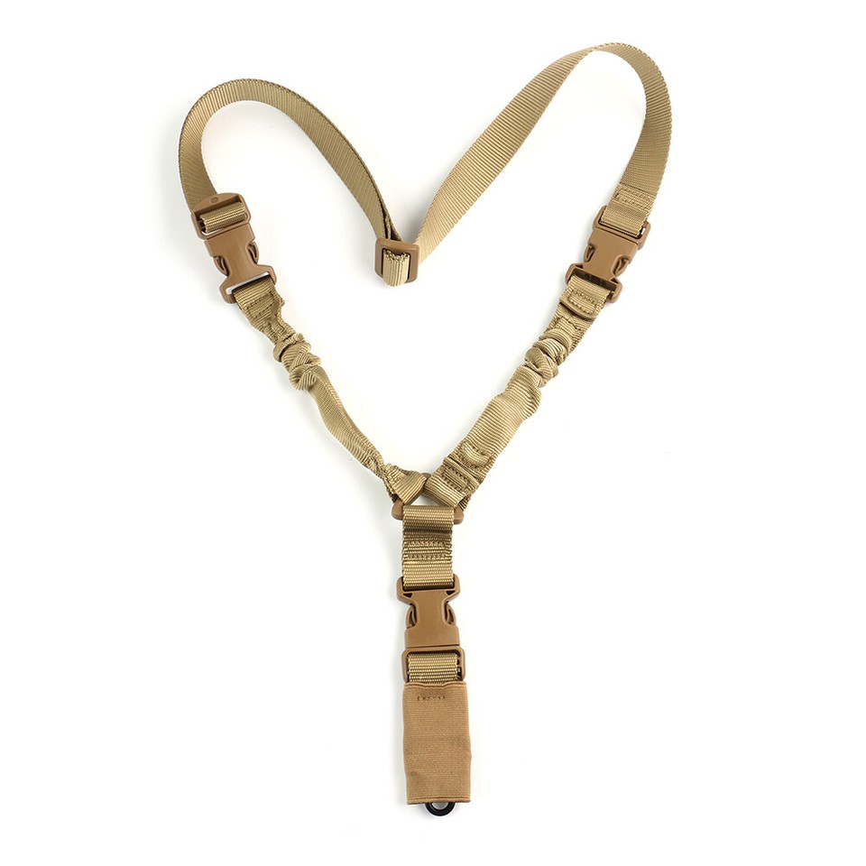 Tactical Single One Point QD Bungee Gun Rifle Sling + HK Clip ...
