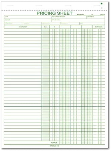 Pricing Sheets, 250/Pk 313040867817| eBay