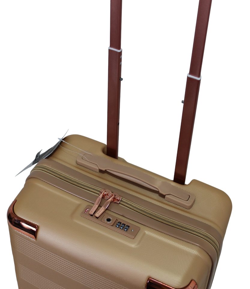 55cm Hard Shell Suitcase Cabin Trolley Bag Carry On 4 Wheel Hand ...