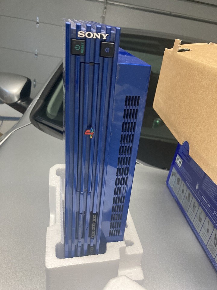 Sony PlayStation 2 Automotive Edition Astral Blue Console Very Rare + 2 ...