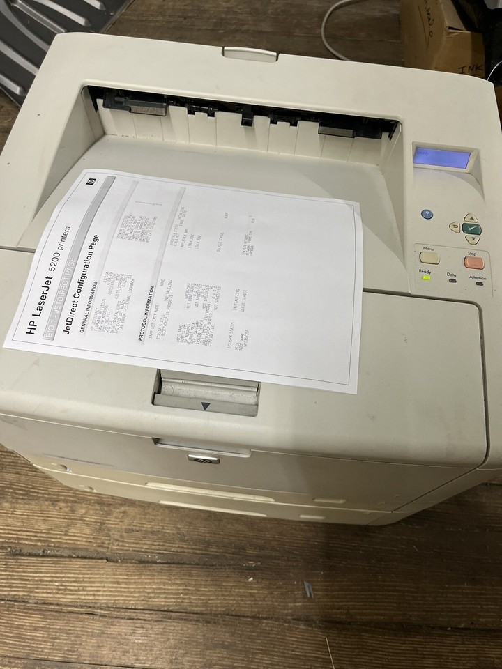HP LaserJet 5200dtn Workgroup Laser Printer 11x17 Tabloid 882780124011 ...