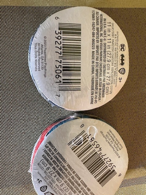 NEW Batman Magic Towel Expandable Washcloth DC Comics Warner Brothers ...