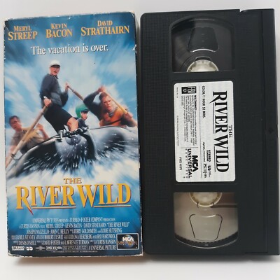 The River Wild VHS VCR Video Tape Movie Kevin Bacon, Meryl Streep ...
