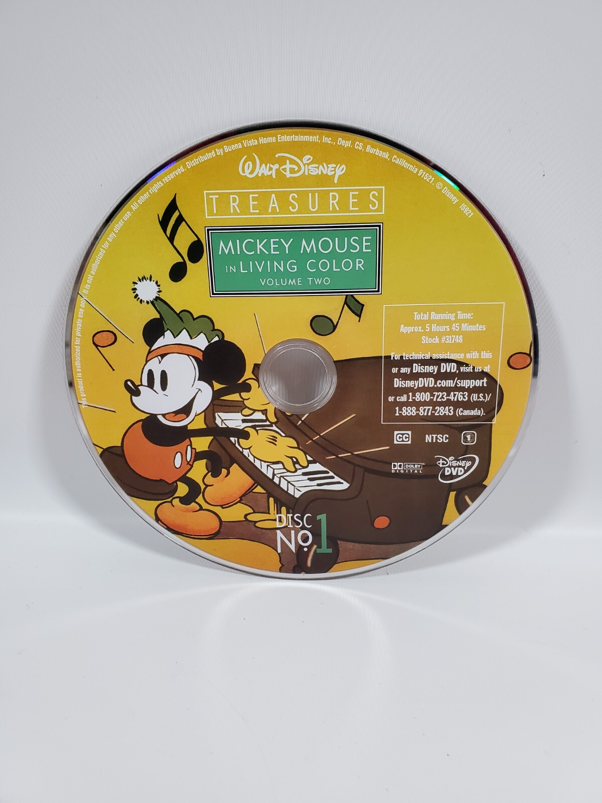 Walt Disney Treasures: Mickey Mouse in Living Color: Volume Two Disc 1 ...