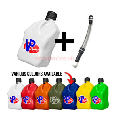 20L VP Racing Quick Fuel Liquid Container Jug with Filler Hose Bundle ...