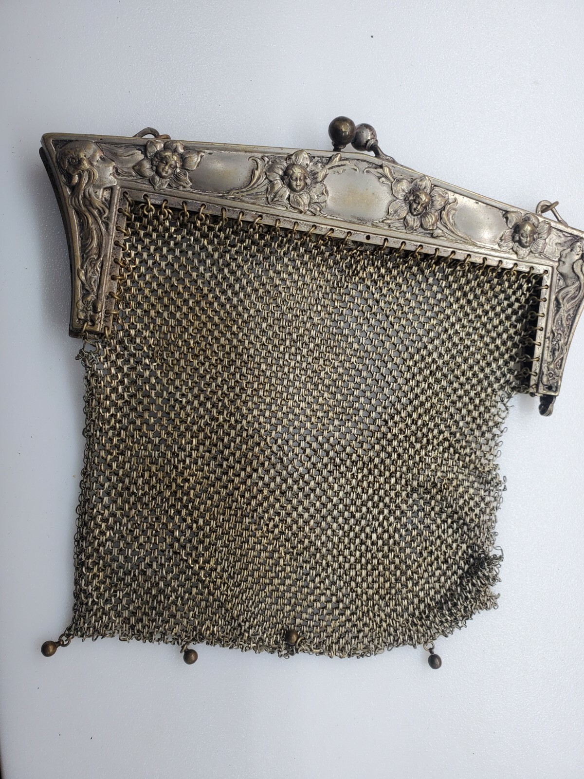 Antique Vintage Chain Purse for Restoration or Parts - Gem