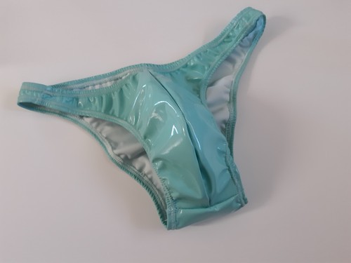 Mens PVC 4way Stretch Pouch Brief Rio Handmade Vinyl Custom Sexy Gear ...
