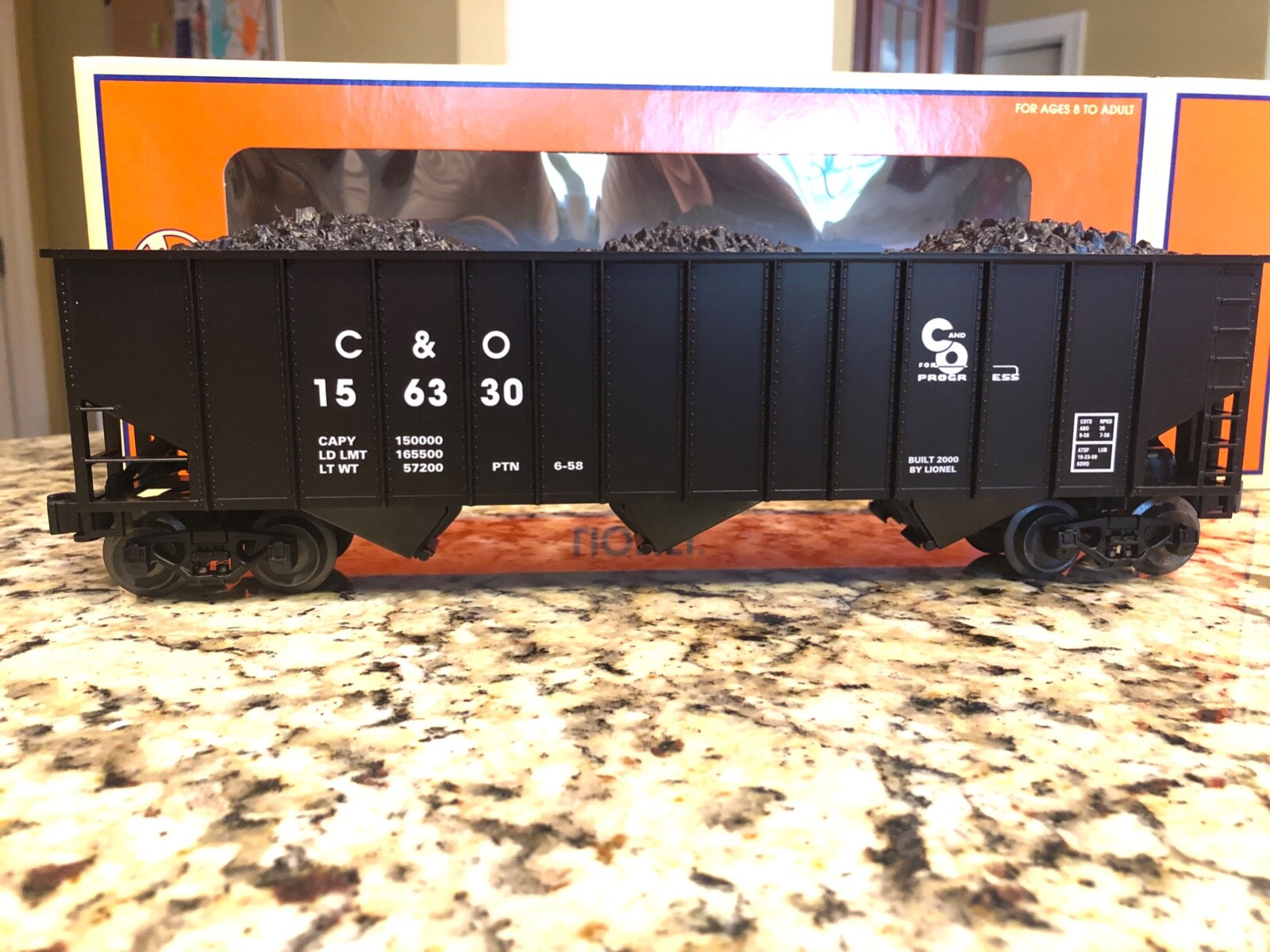 Lionel 6-17147 C&O Hopper 6 pack | eBay