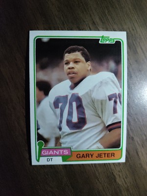 1981 Topps Football #289 Gary Jeter New York Giants NM free shipping | eBay