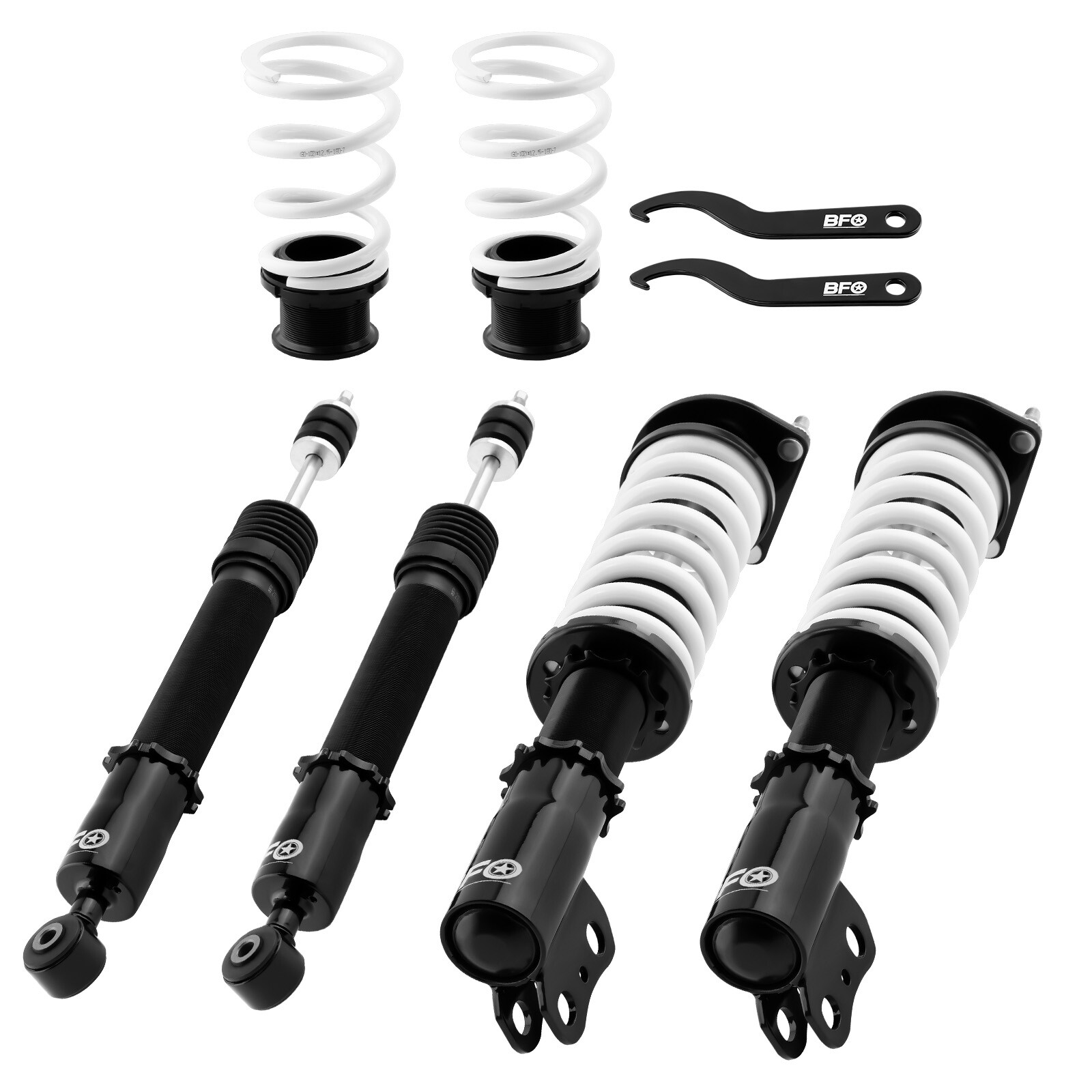 BFO Coilovers Suspension Lowering Kit Shocks For FORD Mustang GT SN95 ...