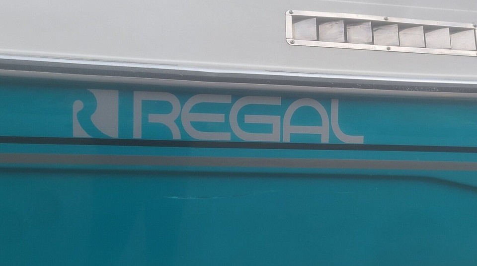 REGAL BOAT DECAL DECALS HULL 30 COLOR CHOICES message me for other ...