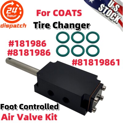 For COATS Tire Changer Foot Pedal Controlled Air Valve#181986/8181986 ...