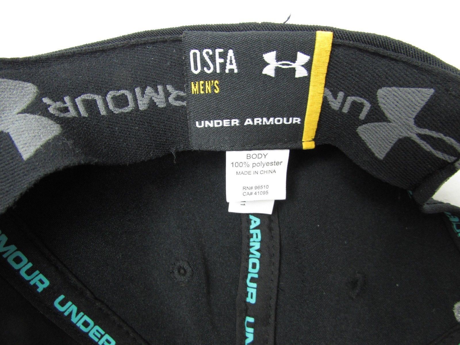 under armour mens osfa hat cap black heat gear | eBay