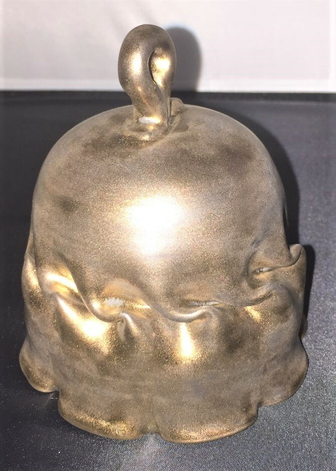 Clark House Studio Pottery Ohr Folded Hanging Ornament Bronze Lustre ...