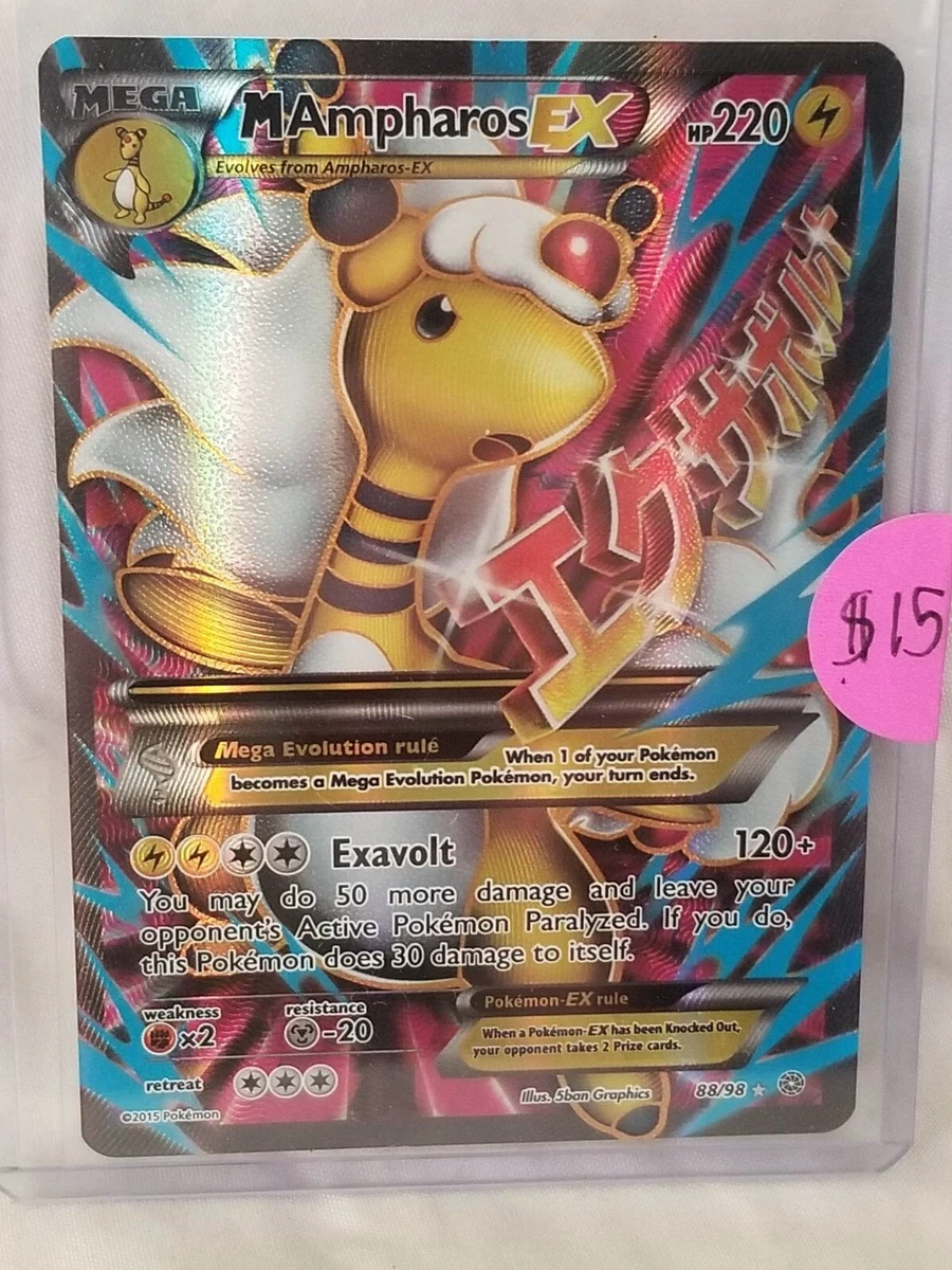 Mega Ampharos Pokemon Card