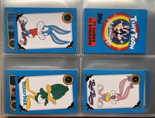 A Complete Set of Topps Trading Cards Tiny Toon Adventures (77 + 11 ...