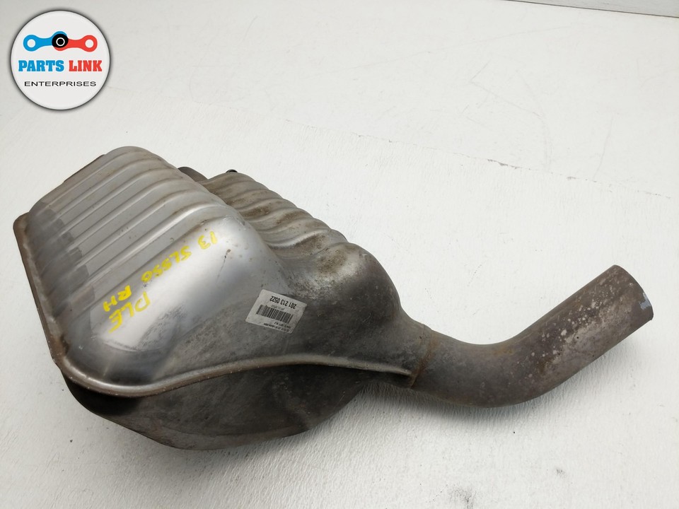2013-17 MERCEDES SL550 RIGHT EXHAUST PIPE MUFFLER PASSENGER BAFFLE R231 ...