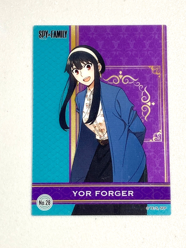 Yor Forger - No.28 - Spy Family Clear Card Collection | eBay