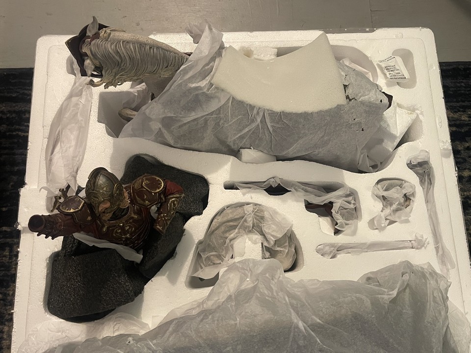 WETA LOTR King Theoden On Snowmane Brand New, In Box, No Shipping ...