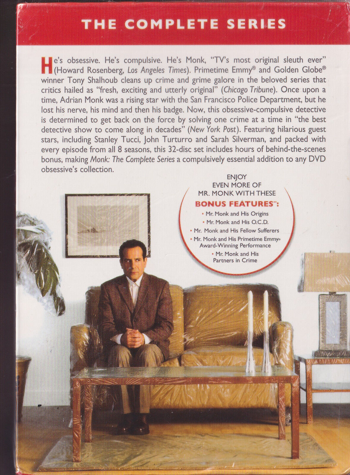 Monk: The Complete Series (DVD, 2016, 32-Disc Set) for sale online | eBay