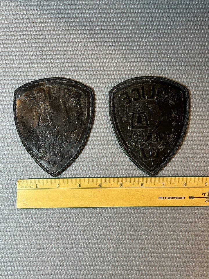 Pair Riverside Police Department, California Shoulder Patches Unused ...