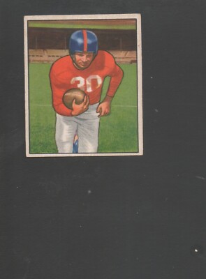 1950 Bowman Football Card #68 Joe Scott-New York Giants Ex Mint Card | eBay