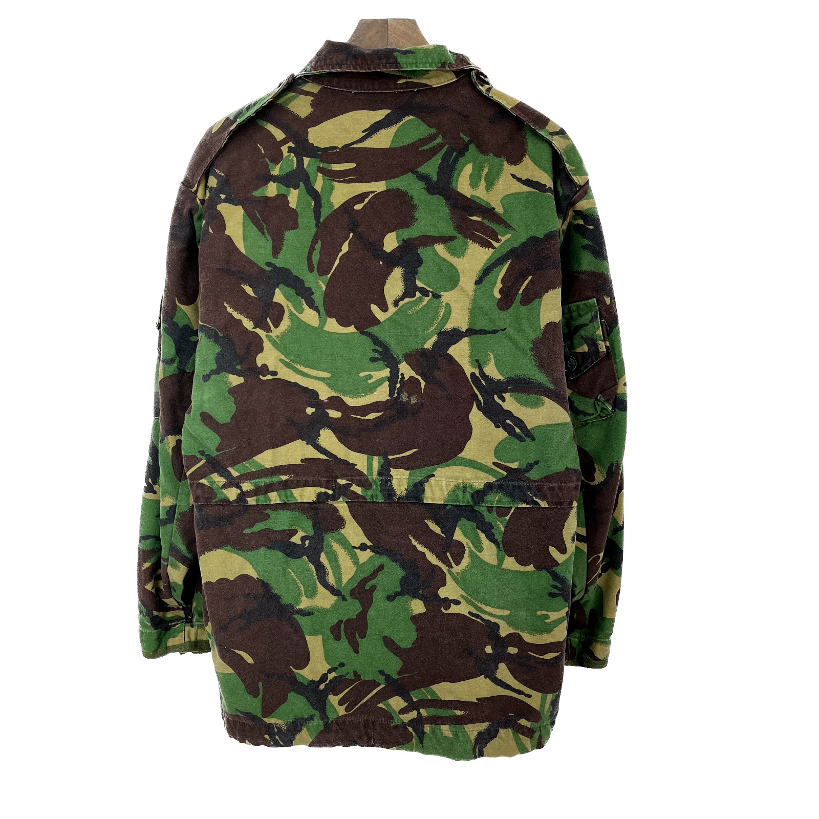 Vintage Camouflage Army Smock Combat Full Zip Green J… - Gem