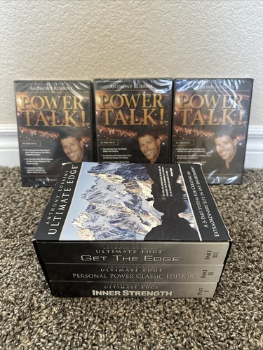 Anthony Tony Robbins ULTIMATE EDGE 3 Part System CD DVD Box Set & Power ...