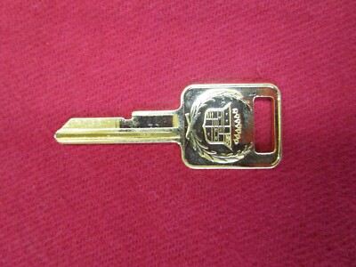 OEM Gold Cadillac Key Ignition Blank ' C ' Gold Crest New Old Stock B50 ...