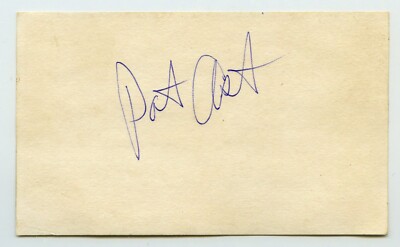 PAT AST Signed Index Card JSA ANDY WARHOL | eBay