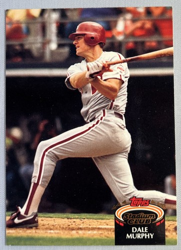 1992 Topps DALE MURPHY Stadium Club # 280 Phillies/Braves NM+ | eBay