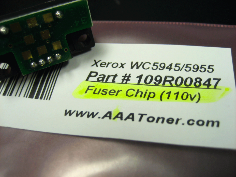 109R00847 Fuser Chip for Xerox WC 5945 5955 B8045 8055 8065 8075 8090 ...