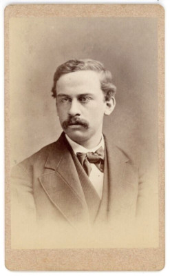 Lancaster Pennsylvania Man w Moustache - antique B Frank Saylor CDV ...