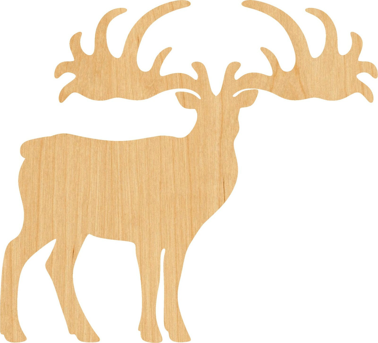 Elk Laser Cut Out Wood Shape Craft Supply - Woodcraft Cutout | eBay
