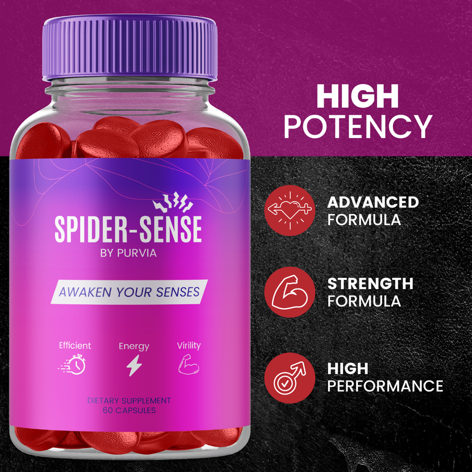 Spider Sense Gummies for Men Overall Strength Formula Health Support ...