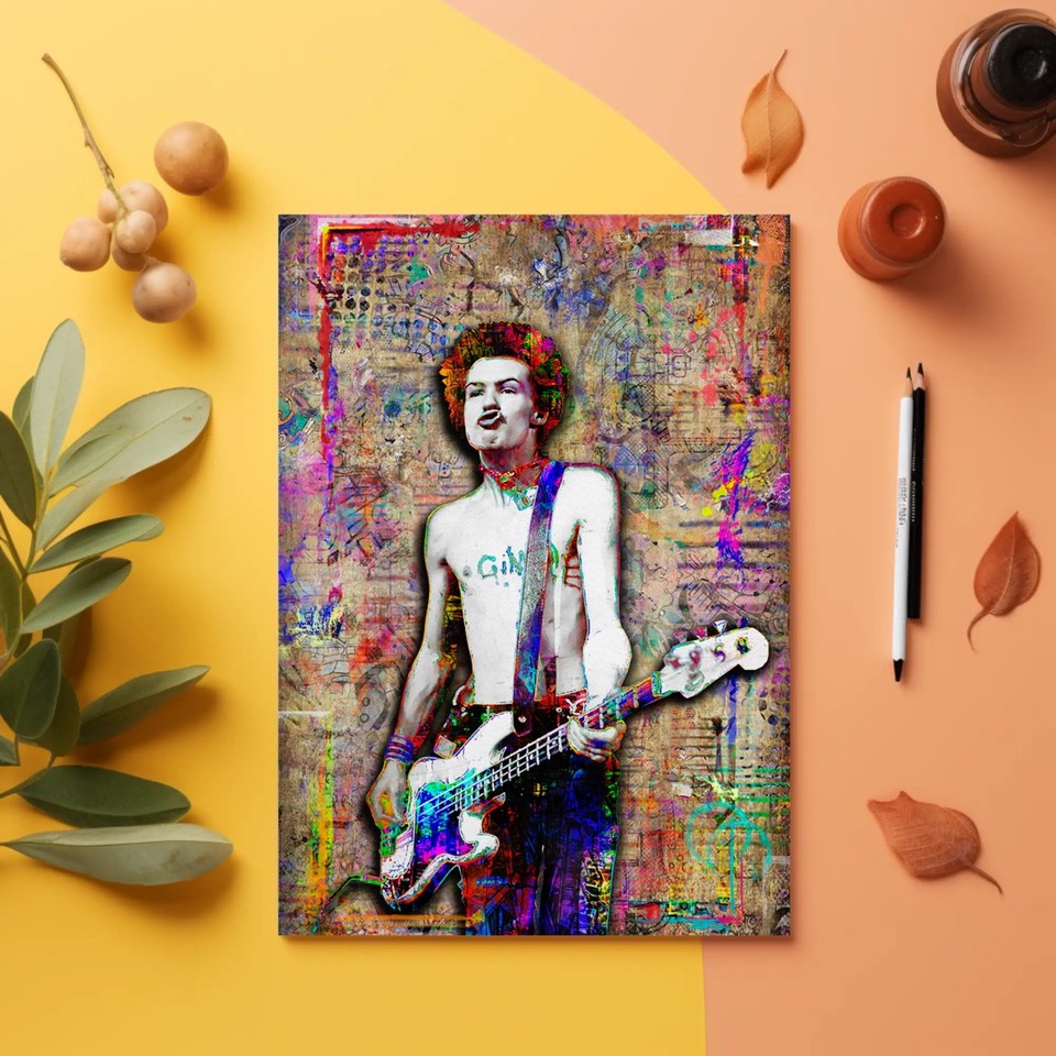SID VICIOUS SEX PISTOLS 12x18in Pop Art Poster, Sid Vicious Pop Art Free Ship US | eBay