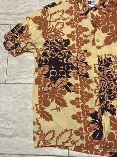 Vintage Mamo Howell Hawaiian Shirt Size Small Retro Made Hawaii Rayon ...