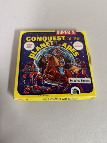 Conquest of the Planet Of The Apes Super 8mm BW Silent Film Reel 1974 ...
