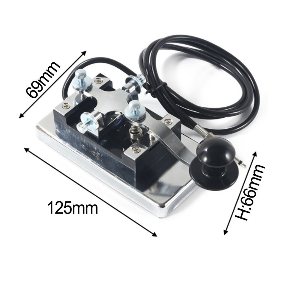 CW Shortwave Radio Key K4 for Morse Code with Heavy Duty Stainless ...