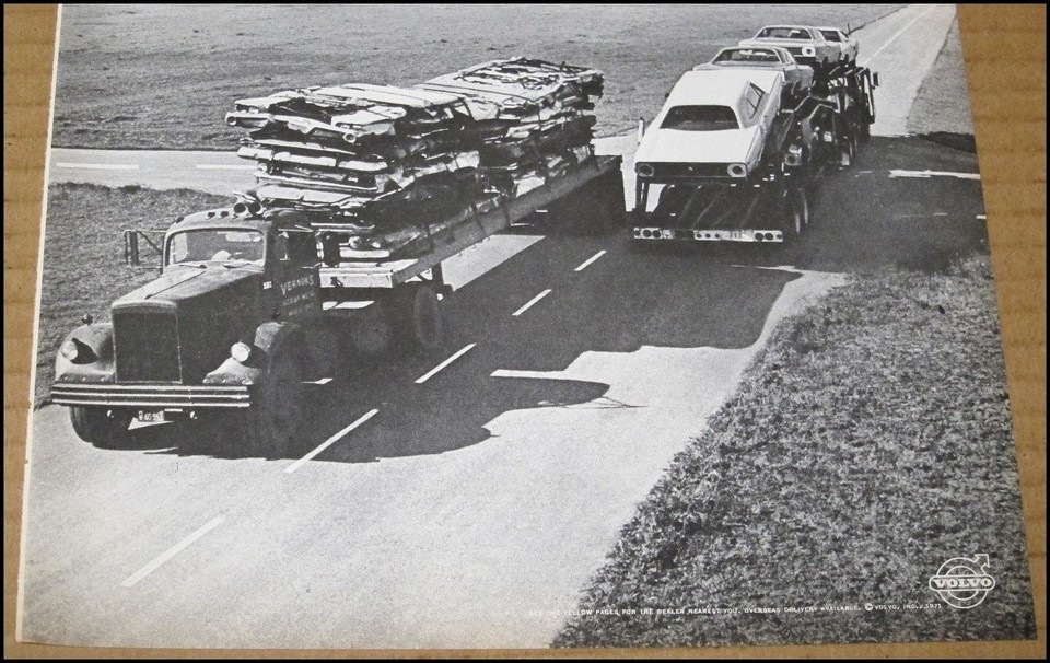 1971 Volvo Print Ad Car Automobile Advertisement Vintage Beat The ...