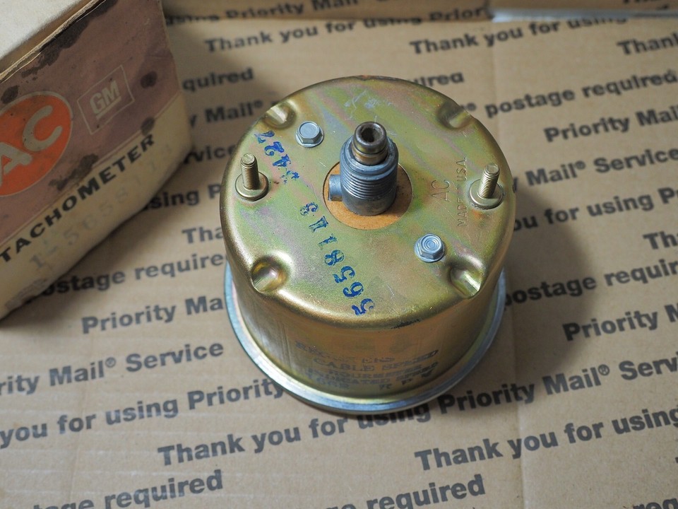 60's AC DELCO 5658113 1-5658113 TACHOMETER 1:1 RATIO new Old Stock (see ...