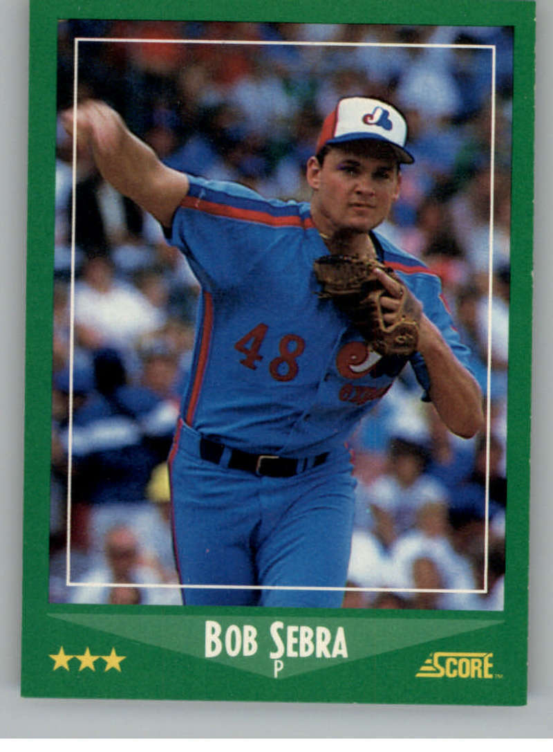 1988 Score #337 Bob Sebra NM-MT Expos | eBay