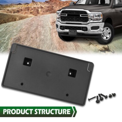 License Plate Bracket Fit For 2019-2022 2021 Ram 2500 3500 4500 5500 ...