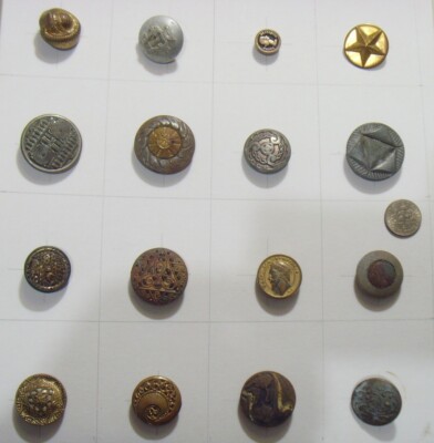 1860s-1920 antique museum grade collector assorted buttons lot 54047 | eBay