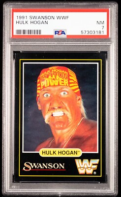 1991 Swanson WWF Hulk Hogan PSA 7 WWE WCW NWA | eBay