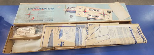 CARL GOLDBERG RC Balsa Wood Aircraft Model Plane Kit Skylark 56 Mark II ...