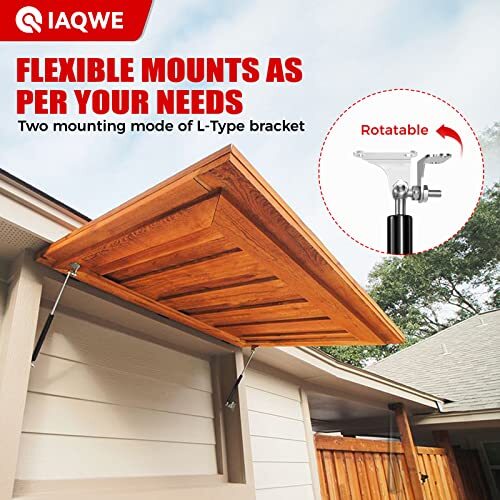 20 Inch 150LBS/668N Gas Struts Shock Lift Support for RV Bed Heavy Duty ...